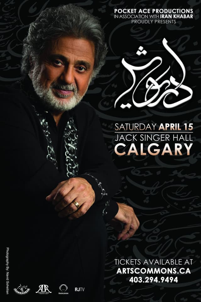 Dariush: Live in Calgary event · Sat, April 15, 2017 · Jack Singer Hall ...