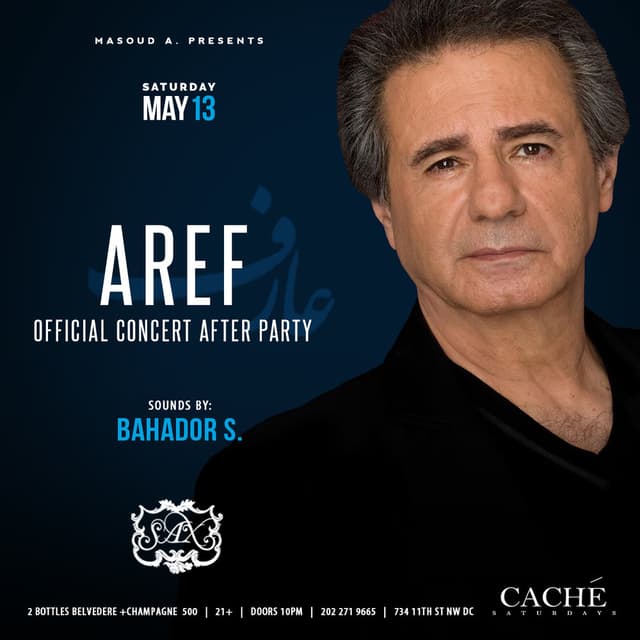 Aref Official Concert After Party event · Sat, May 13, 2017 · Sax ...