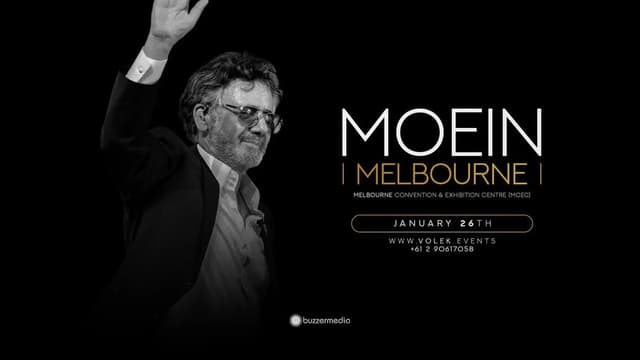 Moein Live in Melbourne event · Sun, January 26, 2025 · Melbourne ...
